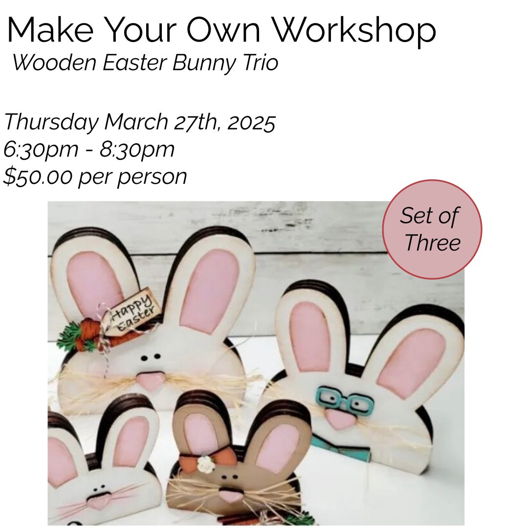 Build Your Own Workshop: Bunny Trio | Hogan's Homestead Sweet Shop
